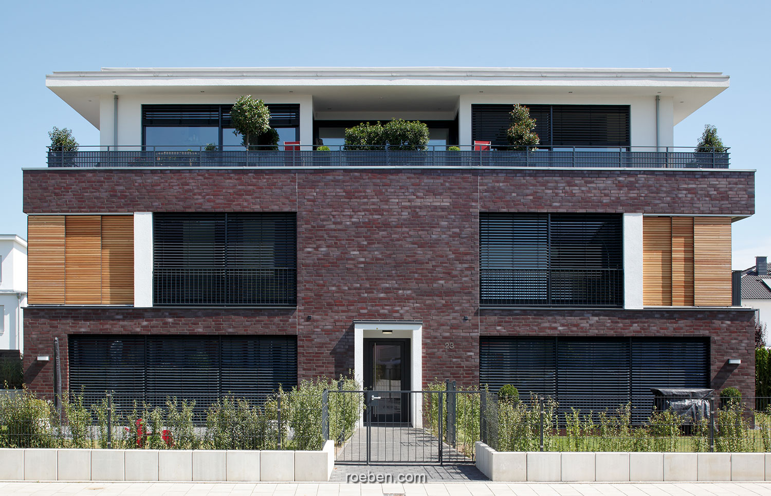 Fassadenplanung mit Klinkerriemchen | Röben Tonbaustoffe GmbH