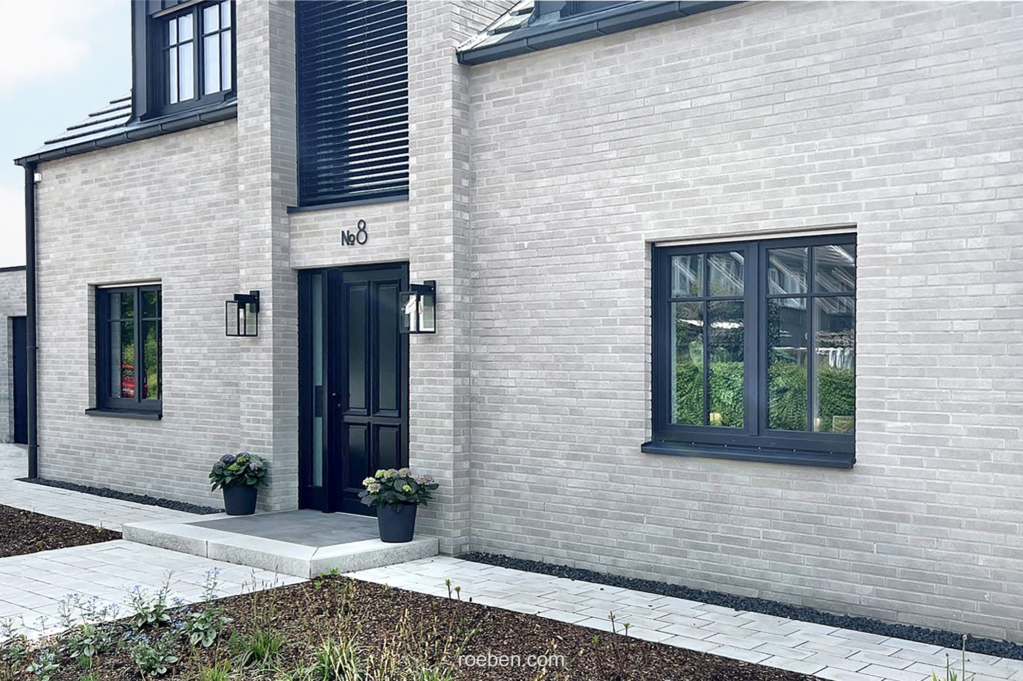 AARHUS weißgrau LDF | BERGAMO anthrazit | Röben Tonbaustoffe GmbH