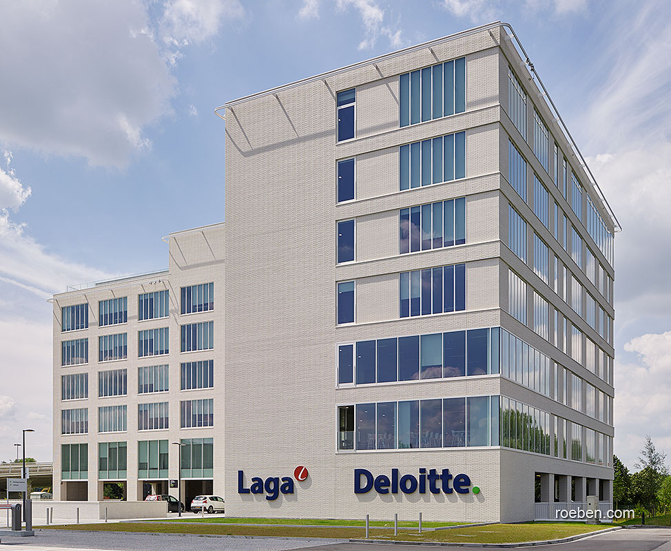 Lebendige Textur: Bürogebäude in Gent (BE) | Röben Tonbaustoffe GmbH